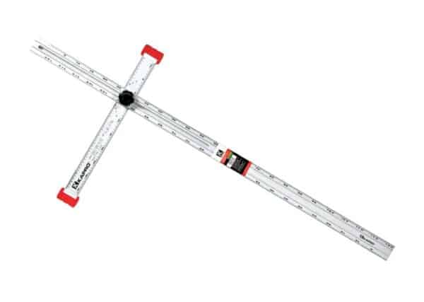 317 Adjustable T-Square Sliding Head Adjusts To Any Angle 120 Cm