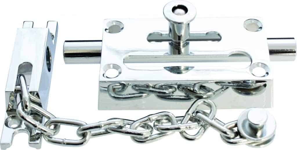 Door Chain And Bolt Lock - Tip Top Tools Door Chain And Bolt Lock