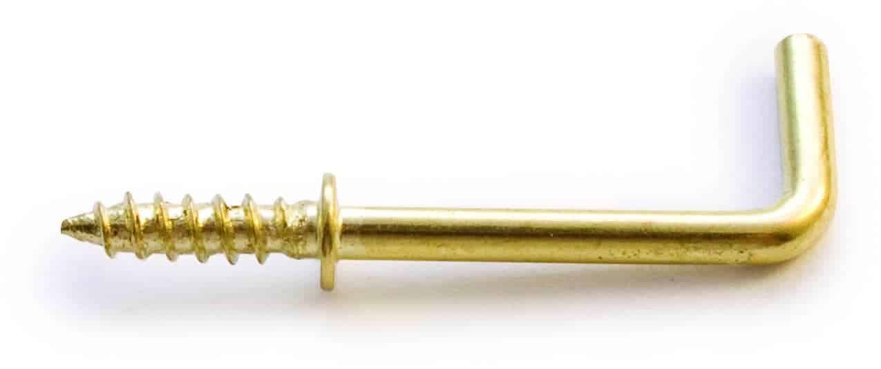 Square Hooks Brass Plated - Tip Top Tools